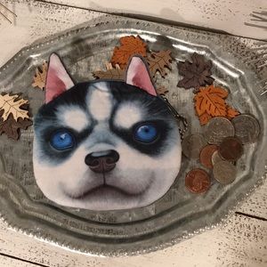 Bags | Husky Puppy Dog Coin Purse | Poshmark
